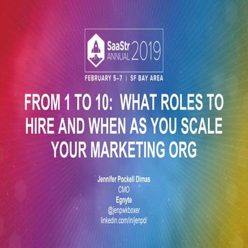 8 tips to scale sales from 0 to 10M in ARR with Jon, co-founder of ...