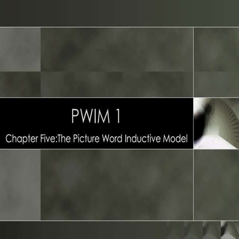 05 1-chapter-five-pwim-1 | PPTX