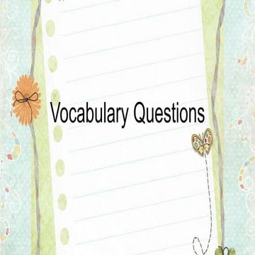 05. vocabulary questions | PPTX