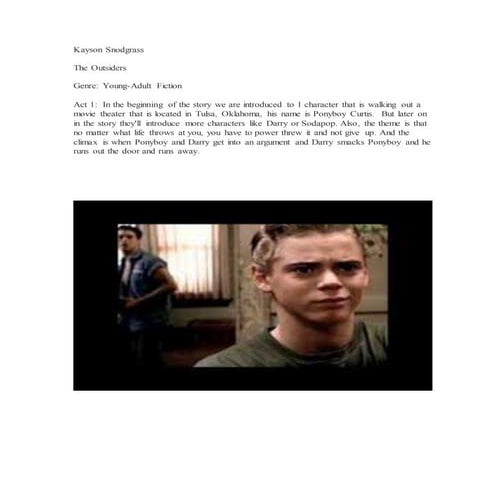 The Outsiders | PPTX