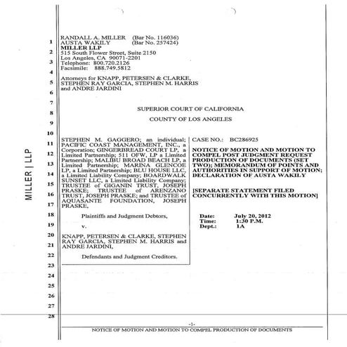 05.31.12 motion to compel rfd (set two) | PDF