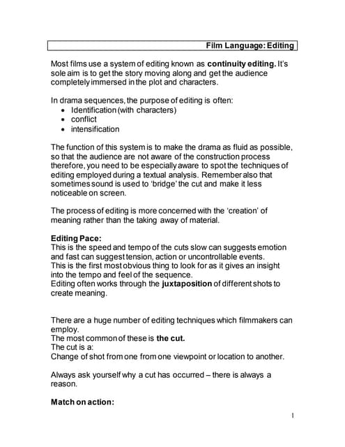 different types of editing | PDF