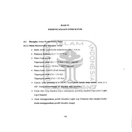 Bab 2 perencanaan gording | DOCX