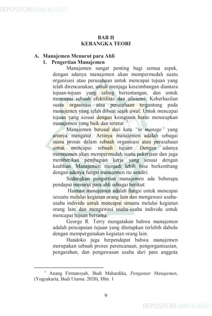 Pengertian dan Fungsi Manajemen | PPT