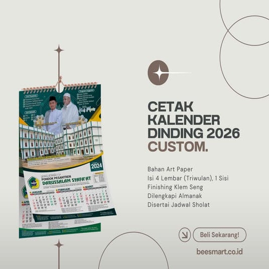 Percetakan Kalender 2026 Termurah Surabaya | PDF