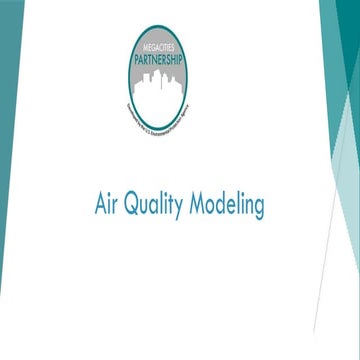 Fundamental Concept of Air Quality Modeling | PPTX