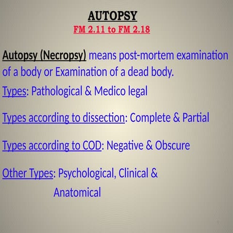 Mortuary service in hospital | PPTX