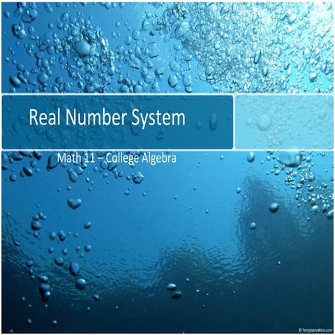 05 addition nd multiplication of real numbers | PPT