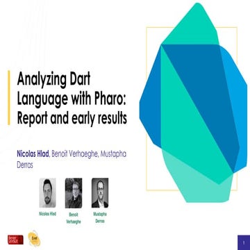 Analyzing Dart Language with Pharo: Report and early results | PDF | Programming Languages ...