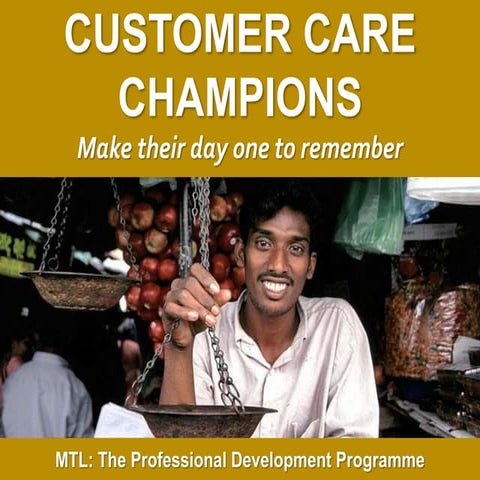 Customer Care Champions | PPTX