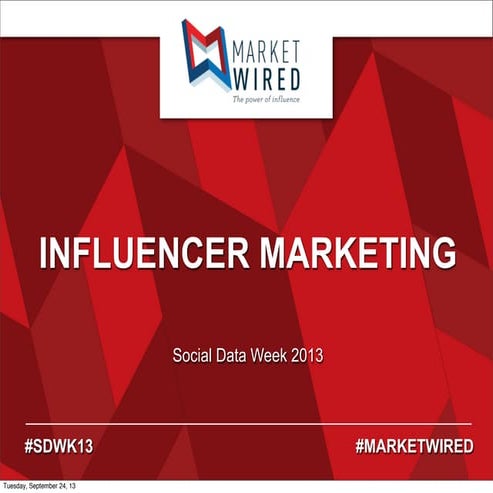 Social Data Week NY: Influencer Marketing: Cutting Through the Noise ...