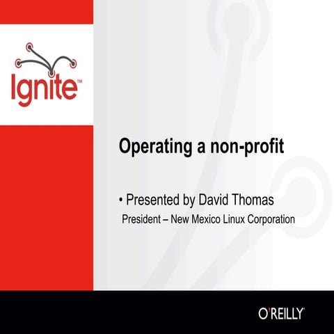 Non-profit operating processes | PPTX