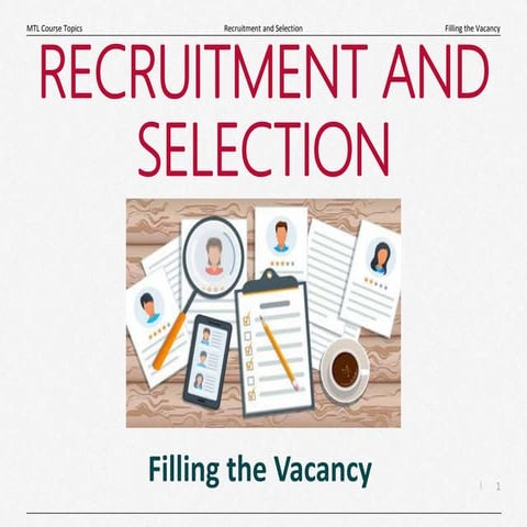 Filling the Vacancy | PPT