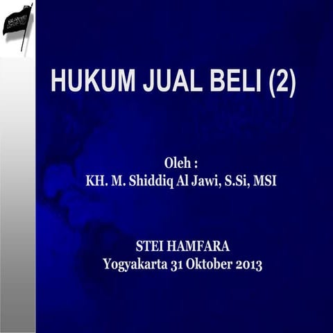 05 hukum jual beli 2 | PPT