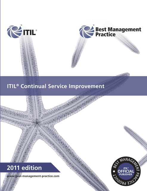 V3 Continual Service Improvement - ITSM Academy Webinar | PPT