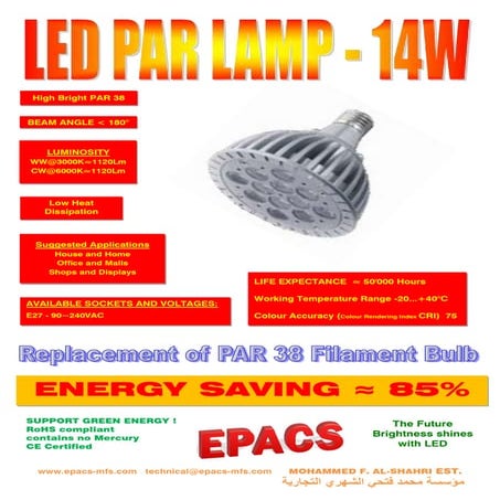 05 led-14 w-par38 | PDF