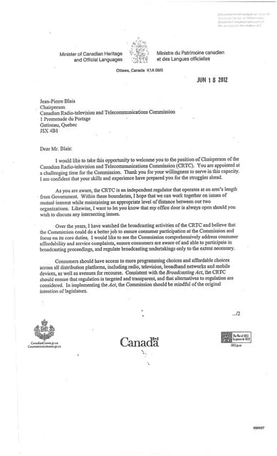 Mandate letter SIR JONATHAN M E | PDF