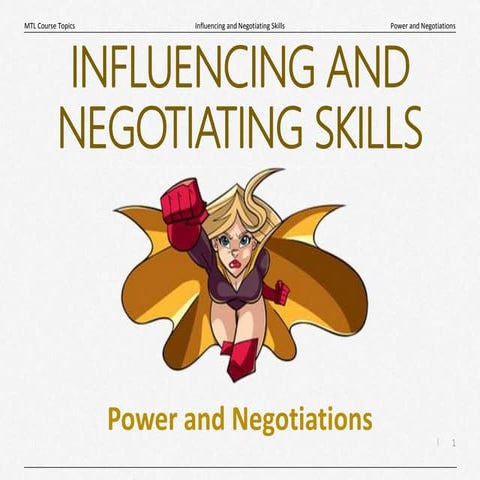 Power and Negotiations | PPTX