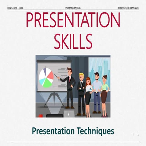Presentation Techniques | PPT