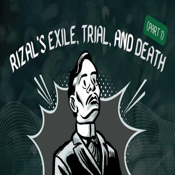 05 - Rizal's Exile, Trial, and Death (Part 1) | Life and Works of Rizal ...