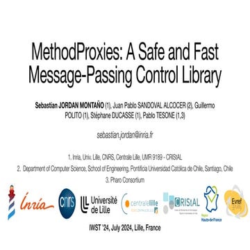 MethodProxies: A Safe and Fast Message-Passing Control Library | PDF