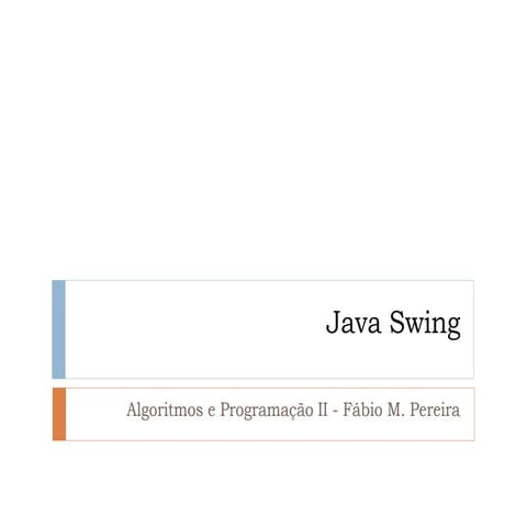 Aula Java Swing | PDF
