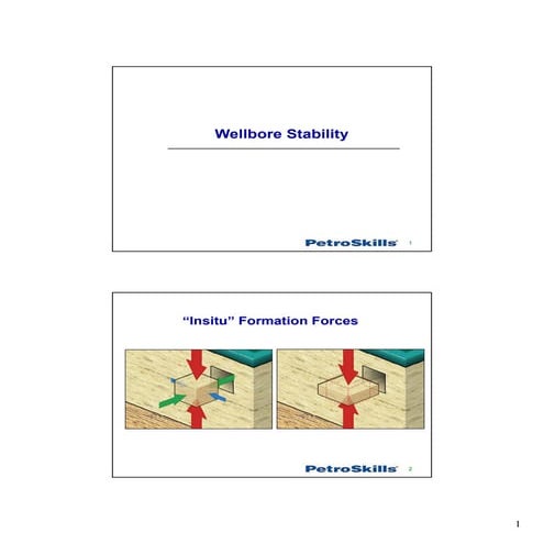 Wellbore Stability.pdf during drilling operation | PDF | Geology | Science