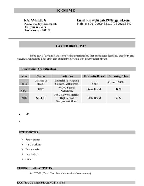Palak Resume PDF | PDF