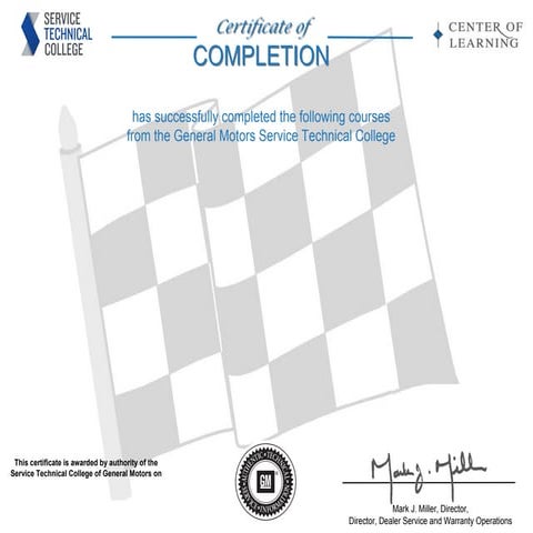 GM Certifications | PDF | Automotive Industry | Industries