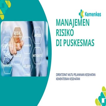 Powerpoint Manajemen risiko di Puskesmaspptx | PPTX