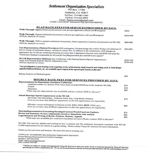 SOS BROCHURE AND TMG RESUME JULY 2015 | PDF