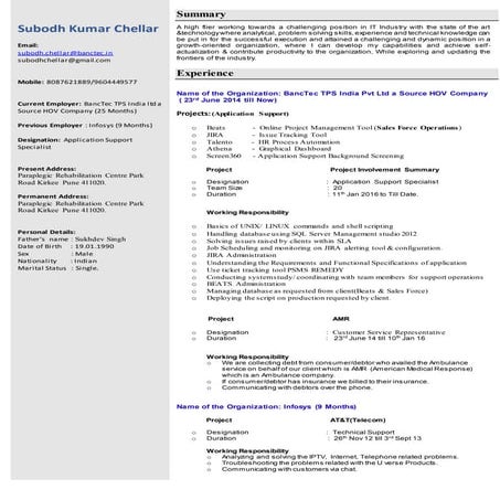 virender resume | DOCX