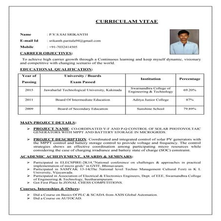 Capgemini resume template | DOCX
