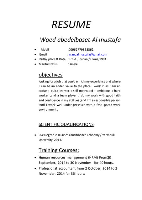 CV-Aseel Alkhalidi | DOC