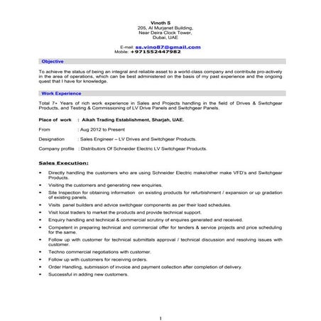 Vinoth_Resume | DOC