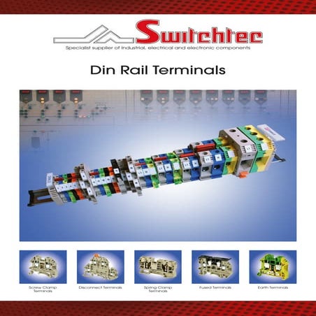 Switchtec Din Rail Terminal Brochure | PDF