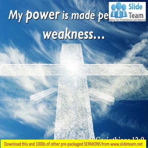 0514 2 corinthians 129 my power is made perfect power point church ...