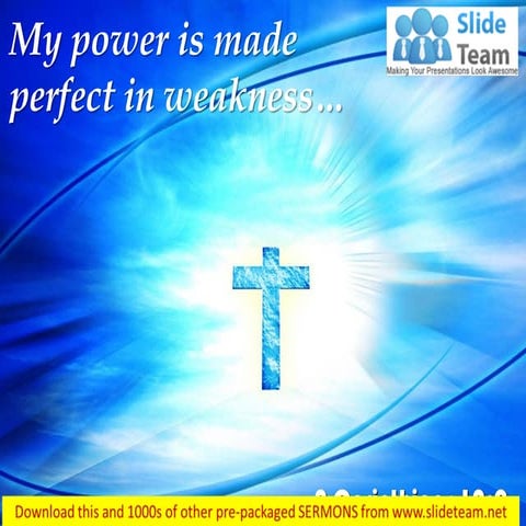 0514 2 corinthians 129 my power is made perfect power point church ...