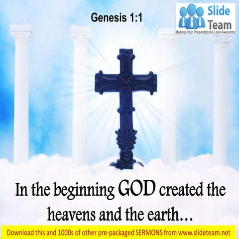 0514 genesis 11 in the beginning god created power point church sermon ...