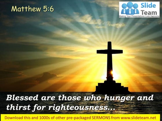 Matthew 5 8 blessed are the pure in heart power point church sermon | PPT