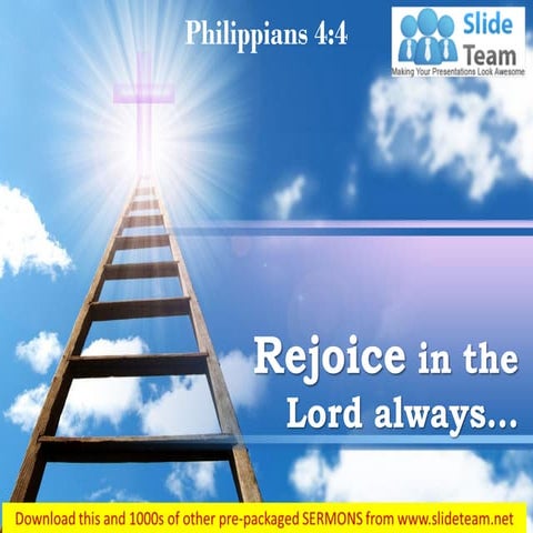 0514 philippians 44 rejoice in the lord always power point church ...
