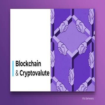 Blockchain e Cryptovalute, cosa c'è da sapere sulla tecnologia ...