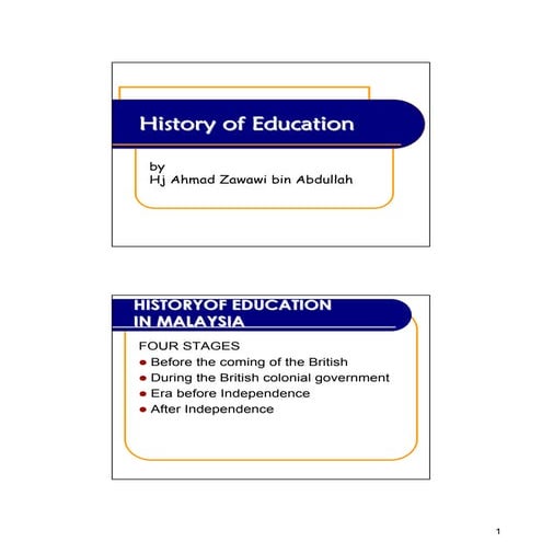 051 history of_education[1] | PDF