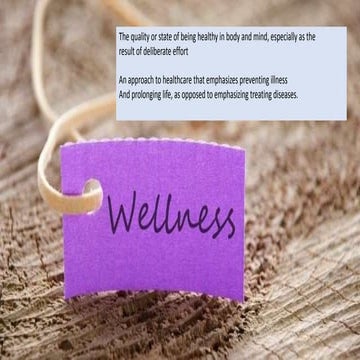 Wellness Introduction | PPTX