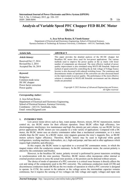 Design And Implementation Of Bldc Motor With Integrated Drive Circuit Pdf 7374