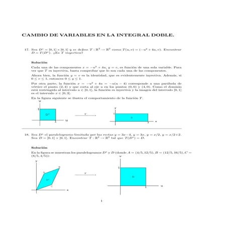 05 CAMBIO DE INTEGRALES EN INTEGRAL DOBLE | PDF