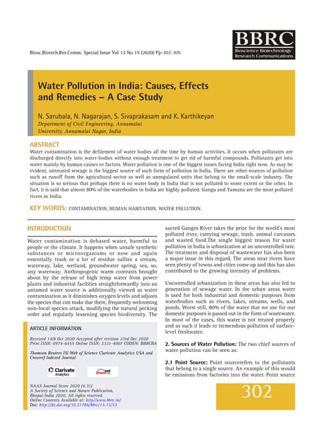 Ppt on water pollution | PPT