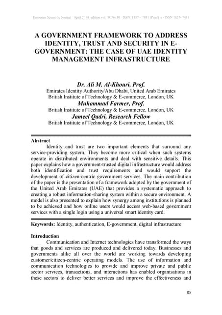 Blockchain in government | PPT