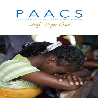 PAACS 2015 Prayer Guide | PDF