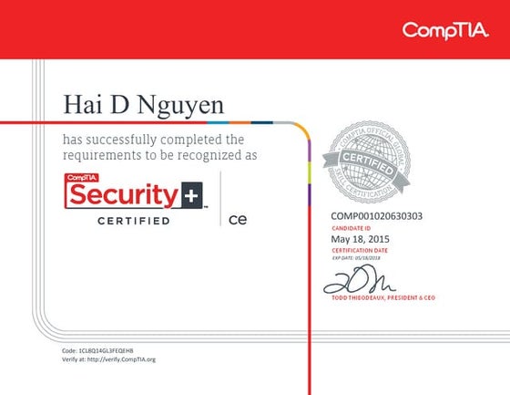 certificate | PDF